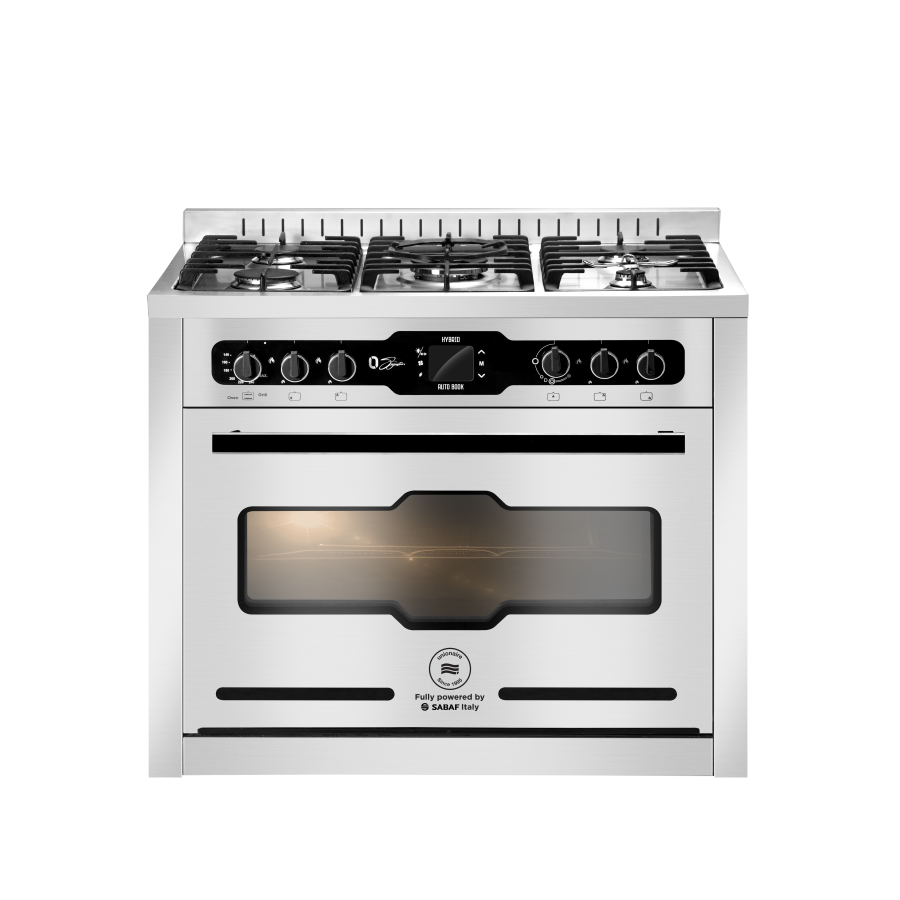 O Signature Autocook Hybrid silver Gas Cooker From Unionaire – 5 ...